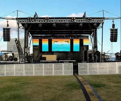 China Waterproof IP45 Stage Background Led Screen P3.91mm Light Weight for sale