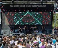 China P4.81 Outdoor Stage LED Video Wall 500x1000mm Die Cast Aluminum Cabinet 3840Hz for sale