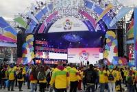 China Waterproof IP45 Stage Background Led Screen P3.91mm Light Weight for sale