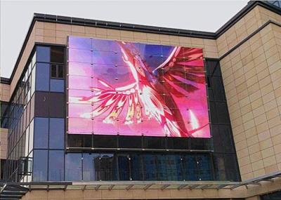 China P15.625 Outdoor LED Curtain Display 8000nits High Transparency for Media Facade Advertising for sale