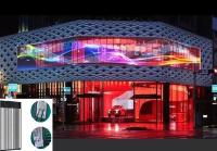 China Transparent LED Display P15.625mm 8000nits 36% Transparency Outdoor Curtain Screen for sale