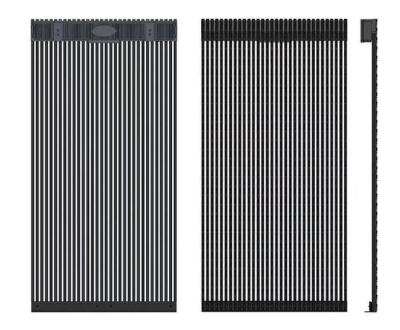 China Transparent LED Display P15.625mm 8000nits 36% Transparency Outdoor Curtain Screen for sale