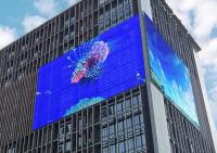 China 10000nits Transparent LED Display 15.625mm Pixel Pitch Building Glass Wall Screen for sale