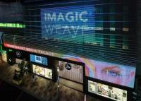 China Energy Saving Transparent LED Display 5000nits 100000 Hours for Theaters Glass Wall for sale