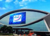 China Full Color 2.6-5.2mm Transparent LED Display Glass Wall for Shopping Mall for sale
