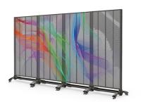 China P5.2mm Transparent LED Display Advertising Panel 3500nits Led Poster Screen for sale