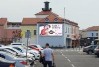 China P8mm Wall Mounted Outdoor LED Screen 960x960mm Front Access Advertising Display 8000 Nits for sale