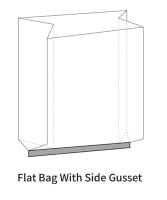 China Custom Printed Flat Bottom Paper Bag Recyclable Kraft Window Bags Greaseproof for sale
