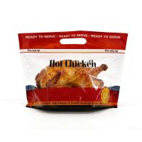 China Heat Resistant Roast Chicken Bag Custom Chicken Packaging Bags With Resealable Zipper for sale