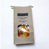 China Food Grade Clear Window Paper Bags Tear Resistant Tin Tie Bakery Bags Eco Friendly for sale