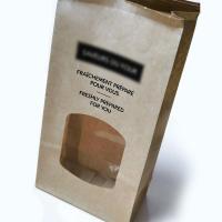 China Food Grade Clear Window Paper Bags Tear Resistant Tin Tie Bakery Bags Eco Friendly for sale
