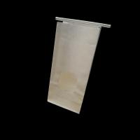 China White Custom Tin Tie Bags Reusable Tin Tie Bags With Window for sale