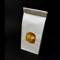 China White Custom Tin Tie Bags Reusable Tin Tie Bags With Window for sale