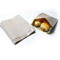 China Food Safe Satchel Paper Bag Greaseproof Brown Paper Snack Bags Durable for sale