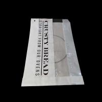 China Durable Paper Baguette Bags White Kraft Flat Paper Bags With Clear Window for sale