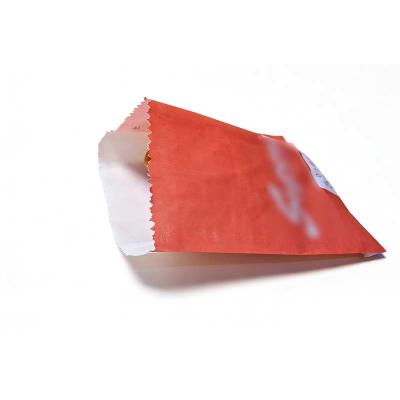 China V Bottom Satchel Paper Bag Recyclable Paper Snack Bags Biodegradable for sale