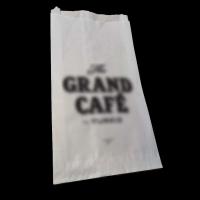 China Food Grade Paper Bakery Bag White Paper Pastry Bags Tear Resistant for sale