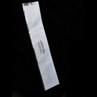 China White Flat Bottom Paper Bag Durable Satchel Paper Bags With Window for sale