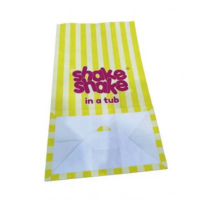 China Biodegradable Paper Food Packaging Bags Moisture Resistant Bread Paper Bags Breathable for sale