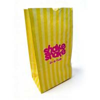 China Biodegradable Paper Food Packaging Bags Moisture Resistant Bread Paper Bags Breathable for sale