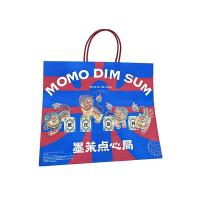 China Compostable Twisted Handle Paper Bag Durable Shopping Paper Bags With Handles for sale