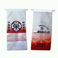 China Food Grade Plastic Bread Bag Greaseproof Tin Tie Packaging With Clear Window for sale