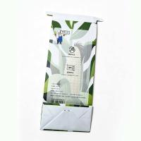 China Greaseproof Window Paper Bags Customized Tin Tie Paper Bag Resealable For Fresh Produce for sale