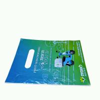China Waterproof Recyclable Plastic Bag Food Grade Die Cut Plastic Bags Tear Resistant for sale