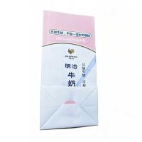 China Custom Printed Square Bottom Paper Bag Waterproof Coated Paper Window Bags Recyclable for sale