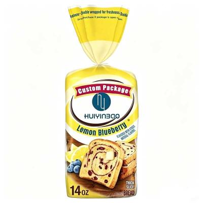 China Lightweight Custom Printed Bread Bags Hygienic Baguette Sandwich Packaging Waterproof for sale