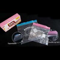 China Custom Logo Zipper Seal Bag No Leakage Plastic Zip Lock Bags Reusable for sale