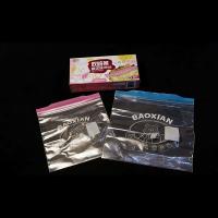 China Custom Logo Zipper Seal Bag No Leakage Plastic Zip Lock Bags Reusable for sale