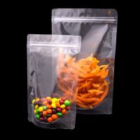 China Transparent Stand UP Pouch Food Safe Resealable Sweet Pouches Tear Resistant for sale