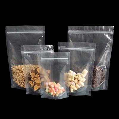 China Transparent Stand UP Pouch Food Safe Resealable Sweet Pouches Tear Resistant for sale
