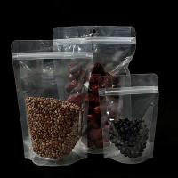 China Lightweight Heavy Duty Clear Plastic Bags Airtight Stand Up Food Storage Bags for sale