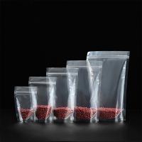 China Thickened Stand Up Resealable Pouch Matte Stand Up Plastic Bags Reusable for sale