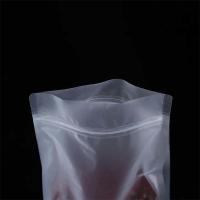China Thickened Stand Up Resealable Pouch Matte Stand Up Plastic Bags Reusable for sale