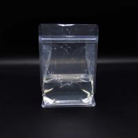 China Food Grade Square Bottom Bag Resealable Clear Ziplock Bags For Nuts Snack Dry Food for sale