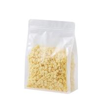 China Frosted Plastic Stand Up Pouch Eight Side Seal Plastic Pouch Resealable for sale