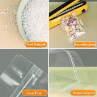 China Thickened Laminated Packaging Bags Resealable Clear Flat Pouch Customized For Food Storage for sale