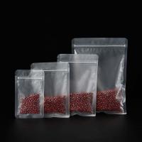 China Thickened Laminated Packaging Bags Resealable Clear Flat Pouch Customized For Food Storage for sale
