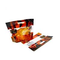 China Custom Printed Rotisserie Chicken Bag Greaseproof Microwave Safe Bag For Rotisserie Packaging for sale
