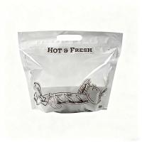 China Custom Printed Rotisserie Chicken Bag Greaseproof Microwave Safe Bag For Rotisserie Packaging for sale