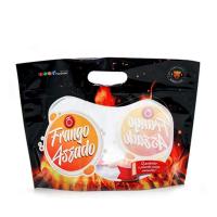 China Custom Printed Rotisserie Chicken Bag Greaseproof Microwave Safe Bag For Rotisserie Packaging for sale