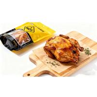 China Food Safe Hot Chicken Bag Durable Zipper Plastic Bags Resealable For Deli Restaurant Use for sale