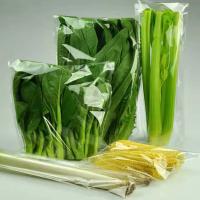 China Food Grade Recyclable Plastic Bag Clear Plastic Vegetable Bag With Vent Holes for sale