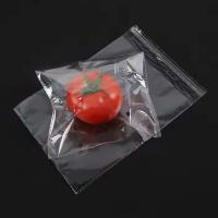 China Food Grade Recyclable Plastic Bag Clear Plastic Vegetable Bag With Vent Holes for sale