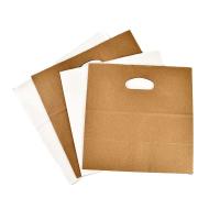 China Recyclable Kraft Take Out Bags Eco Friendly Take Away Paper Bags Customizable for sale