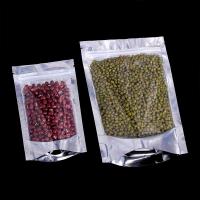 China Food Grade  Clear Window Pouch High Barrier Aluminum Foil Pouches Resealable for sale