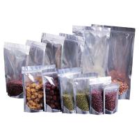 China Food Grade  Clear Window Pouch High Barrier Aluminum Foil Pouches Resealable for sale
